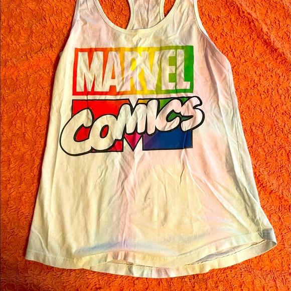 Marvel | Tops | Marvel Tank Top Rainbow Comics | Poshmark